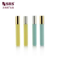 China Custom Cosmetic Roll On Container With Aluminum Cap Smooth Roller Ball For Skincare Sample Packaging for sale