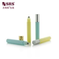 China Custom Cosmetic Roll On Container With Aluminum Cap Smooth Roller Ball For Skincare Sample Packaging for sale