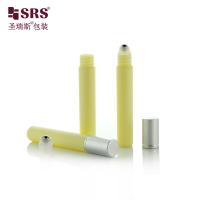China Custom Cosmetic Roll On Container With Aluminum Cap Smooth Roller Ball For Skincare Sample Packaging for sale
