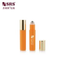 China Empty PP PCR Roll On Bottle With Aluminum Cap Custom Logo Cosmetic Roller Bottle For Eye Essence for sale