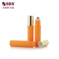China Empty PP PCR Roll On Bottle With Aluminum Cap Custom Logo Cosmetic Roller Bottle For Eye Essence for sale
