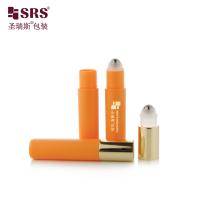 China Empty PP PCR Roll On Bottle With Aluminum Cap Custom Logo Cosmetic Roller Bottle For Eye Essence for sale