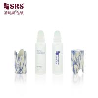 China BLPY 10ML Empty Customized Color Glass Roller Bottle With Water-transfer Printing Cap for sale