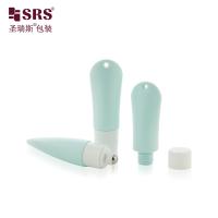 China KG2 20ML Oblate Shape Empty Customized Roller Ball Bottle With Switch Collar With Printed Logo for sale