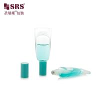 China Empty 10ml Tube Shape Glass Roll-on Bottle Cosmetic Roller Packaging for sale