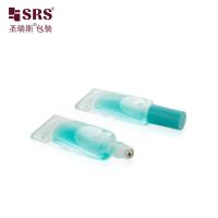 China Empty 10ml Tube Shape Glass Roll-on Bottle Cosmetic Roller Packaging for sale