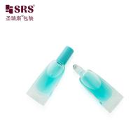 China Empty 10ml Tube Shape Glass Roll-on Bottle Cosmetic Roller Packaging for sale