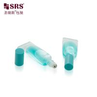 China Empty 10ml Tube Shape Glass Roll-on Bottle Cosmetic Roller Packaging for sale