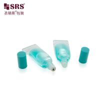 China Empty 10ml Tube Shape Glass Roll-on Bottle Cosmetic Roller Packaging for sale
