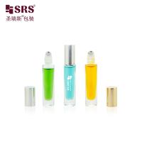 China GB1-6ML Round Transparent Molded Glass Roll On Essential Oil Bottle Leak Proof for sale