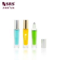 China GB1-6ML Round Transparent Molded Glass Roll On Essential Oil Bottle Leak Proof for sale