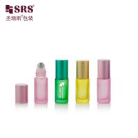 China Wholesale 5ml Molded Glass Roller Bottle Empty Roll‑on Container For Lip Oil Lip Gloss Cosmetic Packaging for sale