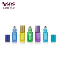 China Wholesale 5ml Molded Glass Roller Bottle Empty Roll‑on Container For Lip Oil Lip Gloss Cosmetic Packaging for sale