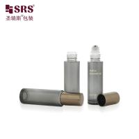China 15ml Glass Roll on Bottle Portable Empty Essential Oil Bottle With Multiple Caps Option for sale