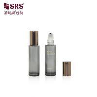 China 15ml Glass Roll on Bottle Portable Empty Essential Oil Bottle With Multiple Caps Option for sale