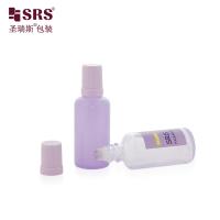 China BLPF 5ml 10ml 15ml 20ml 30ml 50ml 100ml Paint Purple Frosted Glass Roller Bottle for sale
