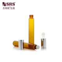 China 10ml Tubular Glass Roll‑On Bottle 15mm Diameter Empty Cosmetic Roller Vial for Essential Oil Perfume for sale