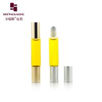 China Refillable 10ml Single Chamber Double‑Roller Glass Roll‑On Bottle Two Ends Roller Vial Custom Cosmetic Packaging for sale