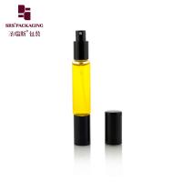 China 10ml Tubular Glass Bottle One End Roll‑On One End Spray Empty Cosmetic Vial for Essential Oil Perfume for sale