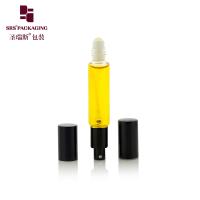 China 10ml Tubular Glass Bottle One End Roll‑On One End Spray Empty Cosmetic Vial for Essential Oil Perfume for sale