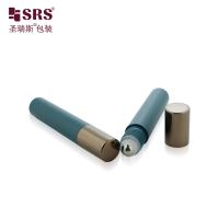 China Custom Color PP Roll on Bottle 12 ml Steel Roller Ball Aluminium Cap for Travel Skincare Liquid Container for sale