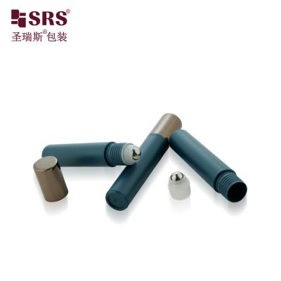 China Custom Color PP Roll on Bottle 12 ml Steel Roller Ball Aluminium Cap for Travel Skincare Liquid Container for sale