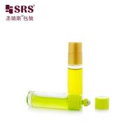China 15ml Molded Glass Switchable Roll‑On Bottle Empty Cosmetic Roller Vial for sale