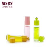 China 15ml Molded Glass Switchable Roll‑On Bottle Empty Cosmetic Roller Vial for sale