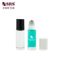 China 30ml/50ml Large Capacity Molded Glass Roll‑On Bottle Empty Cosmetic Roller Vial for Body Oil Perfume for sale