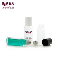 China 30ml/50ml Large Capacity Molded Glass Roll‑On Bottle Empty Cosmetic Roller Vial for Body Oil Perfume for sale