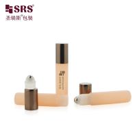 China Leak Proof Plastic Roll on Bottle 10ml Steel Ball Aluminum Lid for Aromatherapy Essential Oil Packaging for sale