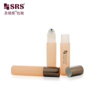China Leak Proof Plastic Roll on Bottle 10ml Steel Ball Aluminum Lid for Aromatherapy Essential Oil Packaging for sale