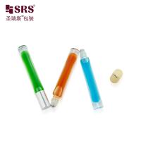 China Custom Print Glass Roller Bottle GB1 8ml Thick Base Roll on Bottle for Travel Skincare Liquid Packaging for sale