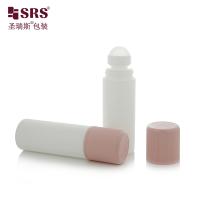 China 90ml Plastic Roll On Bottle, Deodorant Roller Bottle With Double Layer Child Resistant Cap, Optional Jade Steel Plastic Glass Balls for sale