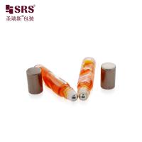 China BLPI 10ml Empty Luxury Glass Roll On Bottle For Perfume Essential Oil No Leakage for sale