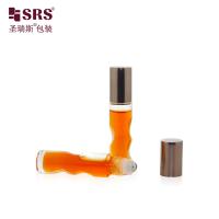 China BLPI 10ml Empty Luxury Glass Roll On Bottle For Perfume Essential Oil No Leakage for sale