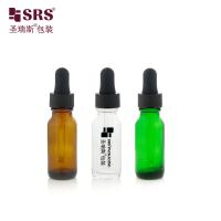 China Amber Alternative Green Glass Dropper Bottle 15 30 60 ml for Aromatherapy Essential Oil Custom Logo Available for sale