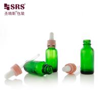 China Tamper Proof Glass Essential Oil Bottle 15 30 60 ML with Anti-theft Dropper for Skincare Liquid for sale