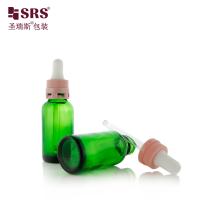 China Tamper Proof Glass Essential Oil Bottle 15 30 60 ML with Anti-theft Dropper for Skincare Liquid for sale