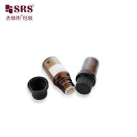 China Amber Green Glass Dropper Bottle 5ml to 100ml Tamper Proof Essential Oil Serum Container for sale