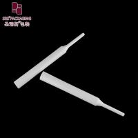 China Custom 13mm Diameter Long Nozzle PE Tube, Empty Cosmetic Squeeze Packaging Tube with Matching Lid for sale