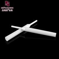 China Custom 13mm Diameter Long Nozzle PE Tube, Empty Cosmetic Squeeze Packaging Tube with Matching Lid for sale