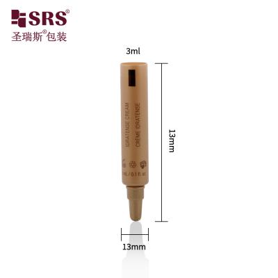 China 13mm Empty PE Squeeze Tube, Long Tip Cosmetic Packaging Tube for sale