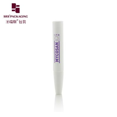 China 16mm Empty PE Squeeze Tube, Long Tip Cosmetic Packaging Tube for Gel & Ointment for sale