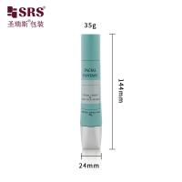 China Dia 24mm Multi-function Empty PE Soft Tube Cosmetic Packaging with Pump for sale