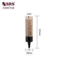 China Dia 24mm Multi-function Empty PE Soft Tube Cosmetic Packaging with Pump for sale
