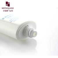 China 32mm PE Cosmetic Squeeze Tube, Sharp Nozzle & Square Flip Cap for Cleanser, Stretch Mark Cream Packaging for sale