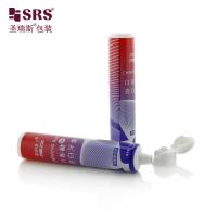 China 35mm PE Cosmetic Squeeze Tube with Flip Top Cap for Facial Cleanser, Toothpaste, Sunscreen Cream Packaging for sale