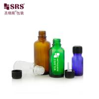 China SRS Custom Logo Glass Bottle With Euro Dropper Cap for Aromatherapy Fragrance Oil for sale
