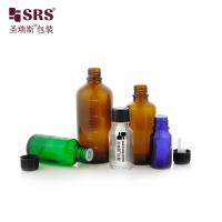 China SRS Custom Logo Glass Bottle With Euro Dropper Cap for Aromatherapy Fragrance Oil for sale